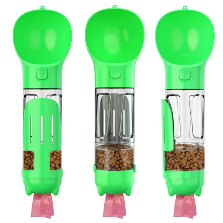 Sticla Apa Portabila 4-in-1 pentru Animale de Companie, cu 3 ...