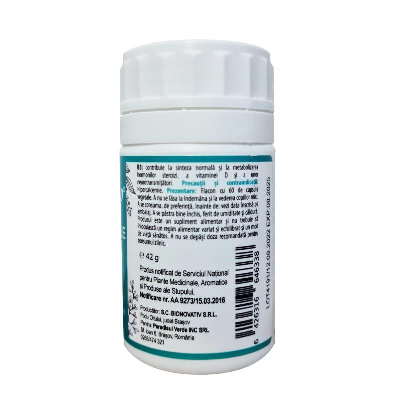 Multiminerale si Vitamine 60 capsule Paradisul Verde - eMAG.ro