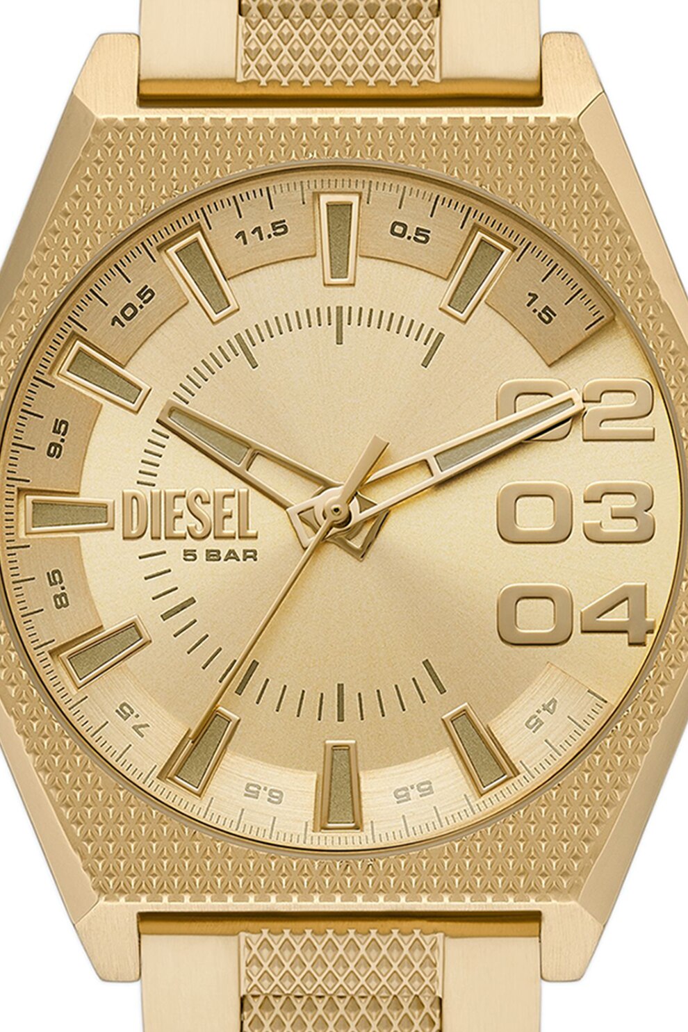 Diesel, Ceas din otel inoxidabil, Auriu - eMAG.ro