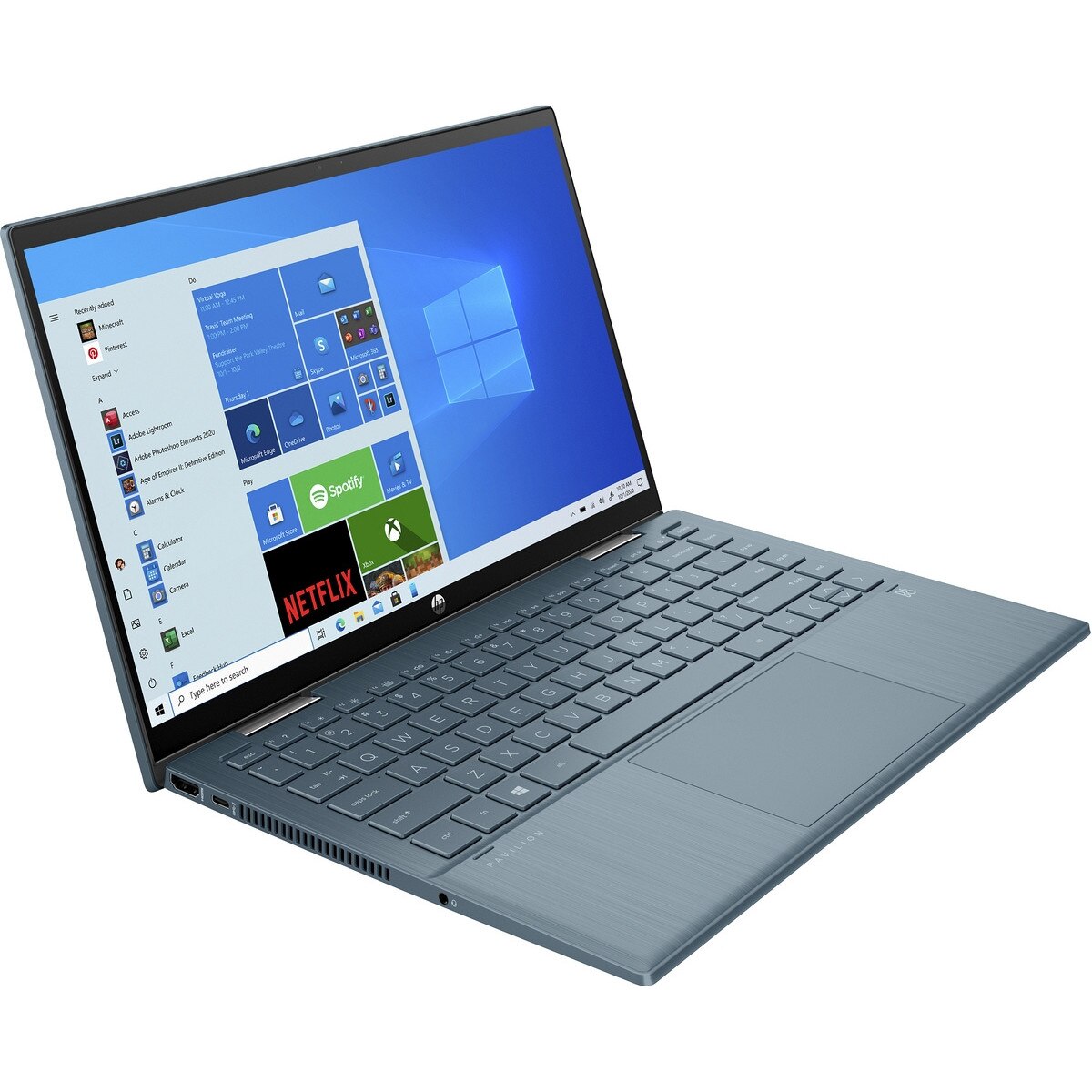 Laptop 2in1 Pavilion 14 x360, HP, Full HD, Intel Core i3-1125G4, 4 GB ...