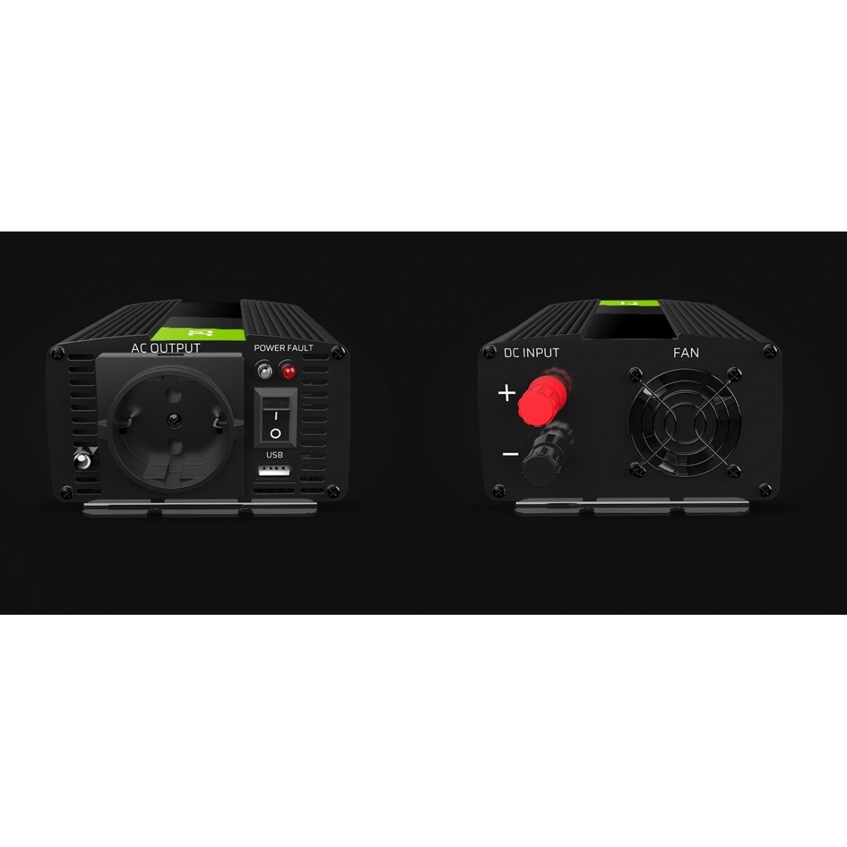 Green Cell Inverter, 300W/600W 24V, 230V, черен - eMAG.bg