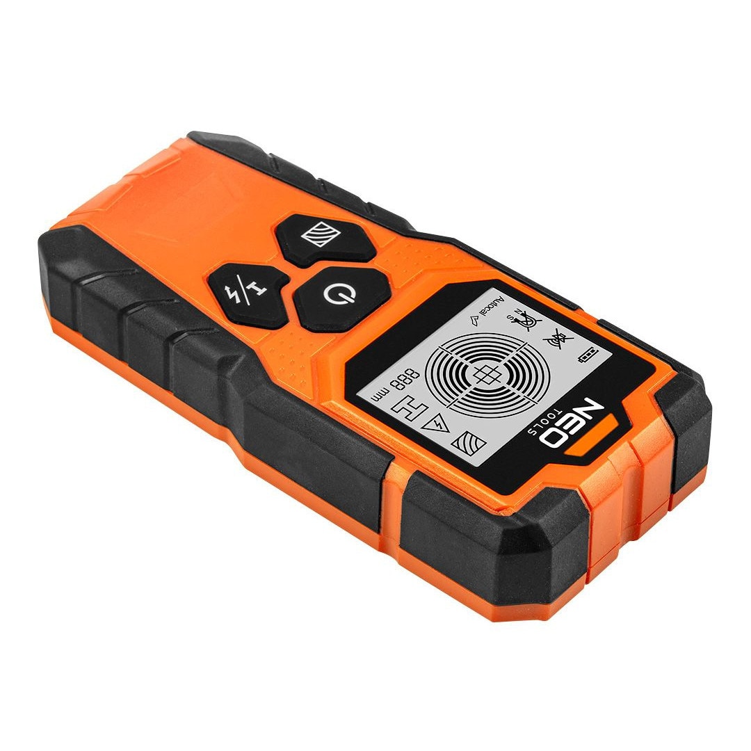 Detector digital cabluri/metale/lemn, Neo Tools, Portocaliu/Negru - eMAG.ro