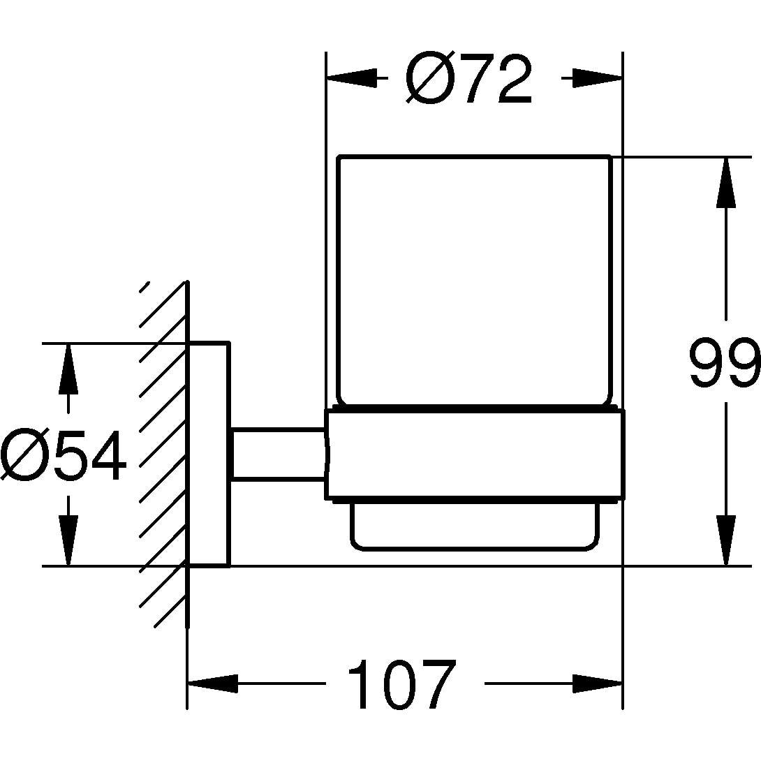 Grohe 40369001 Essentials fogmosópohár-, szappanadagoló-, szappantartó ...