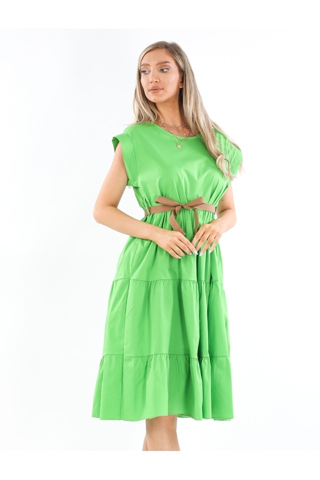 Rochie Dama Rosanna Verde Deschis, M INTL - eMAG.ro