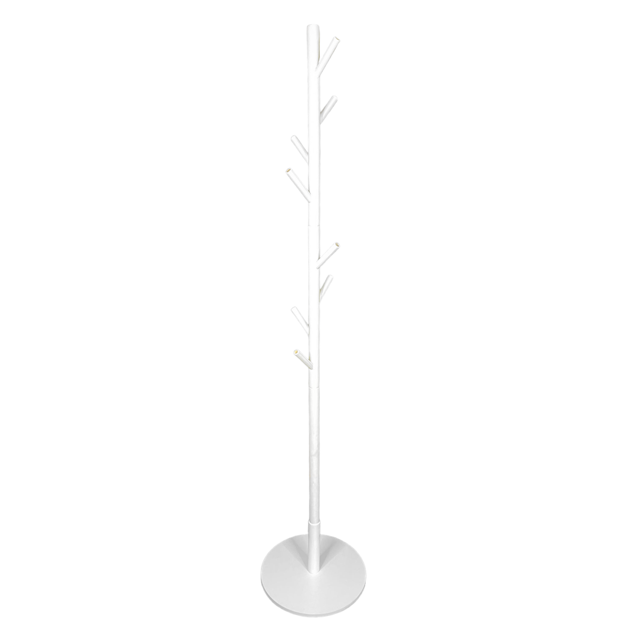 Cuier tip pom cu 8 agatatori, 175 x 3.7 cm, pentru hol, alb, LEXI - eMAG.ro