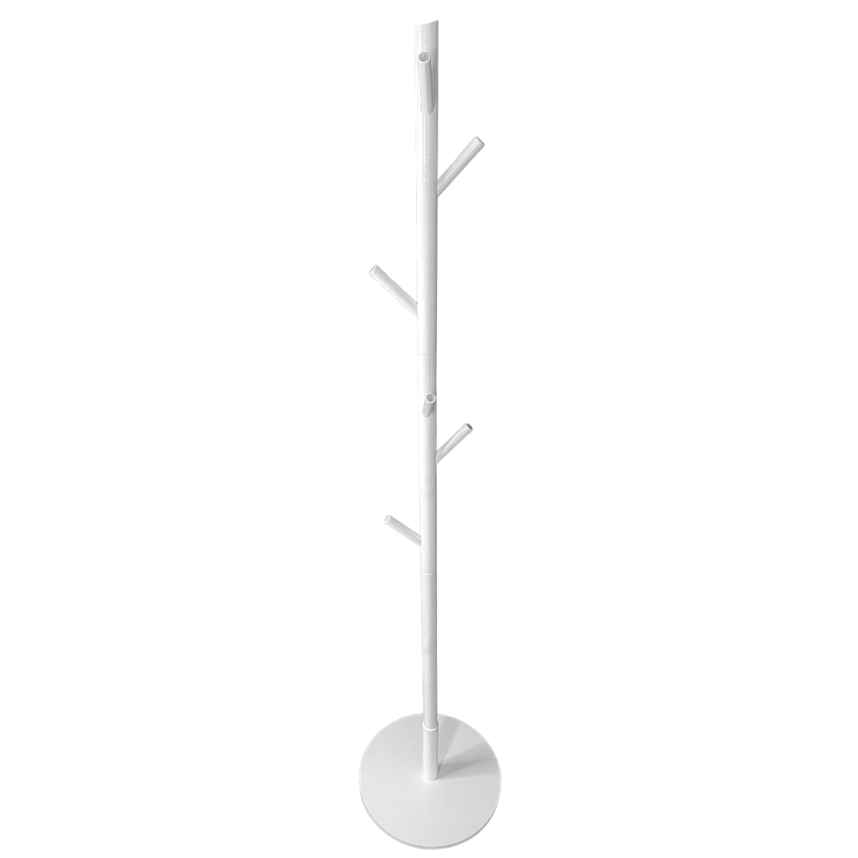 Cuier tip pom cu 8 agatatori, 175 x 3.7 cm, pentru hol, alb, LEXI - eMAG.ro