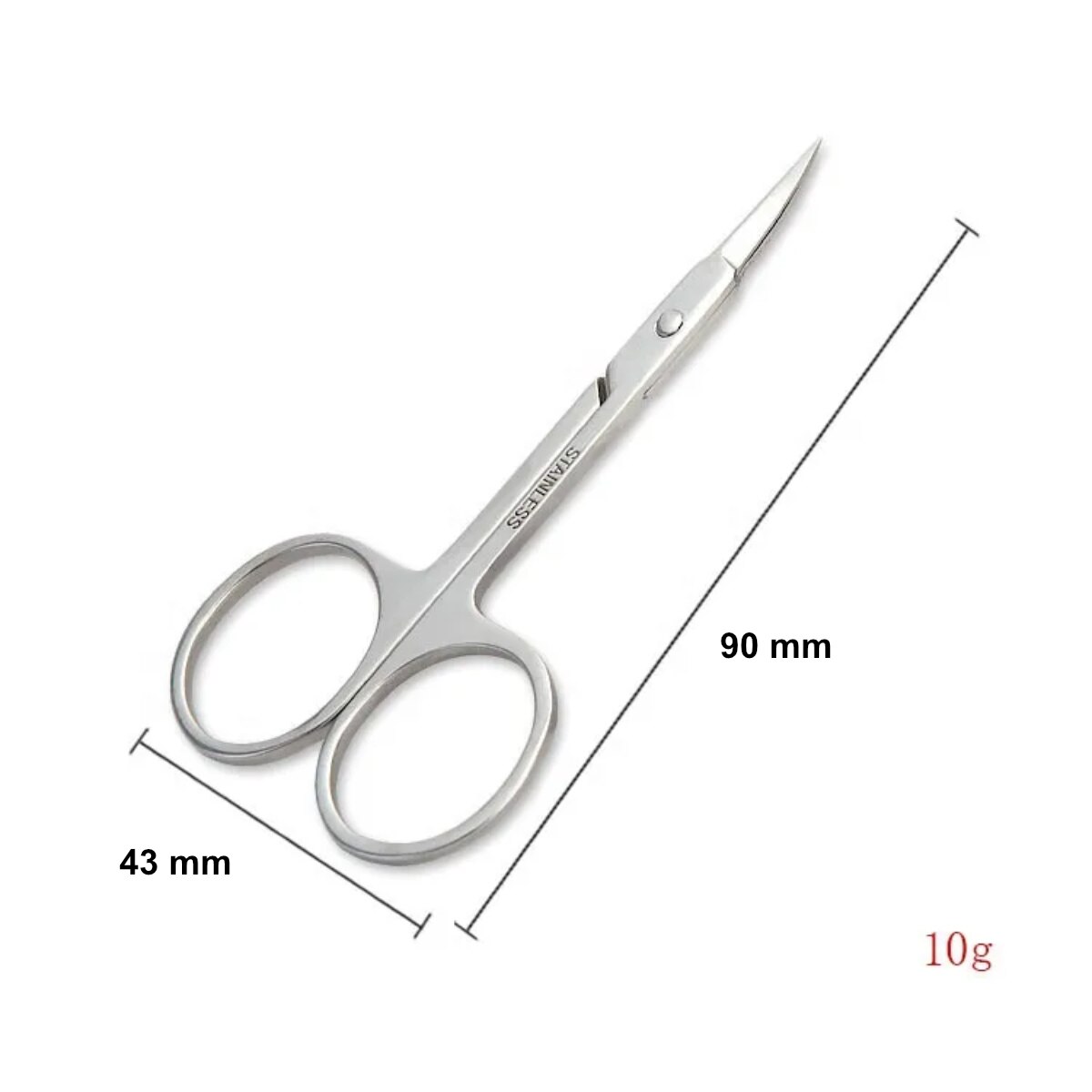 Forfecuta cosmetica, J47-V11 00013, unghii si par facial, 90 mm ...