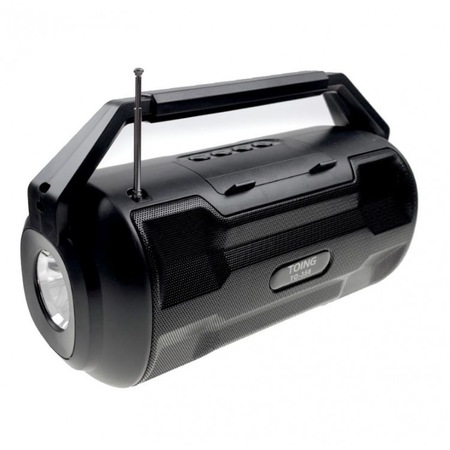 Boxa portabila bass cu lanterna, incarcare solar si electric, TO-358 ...