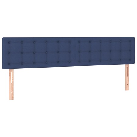 Tablii de pat vidaXL, 2 buc, albastru, 80x5x78/88 cm, textil, 8.8 kg ...