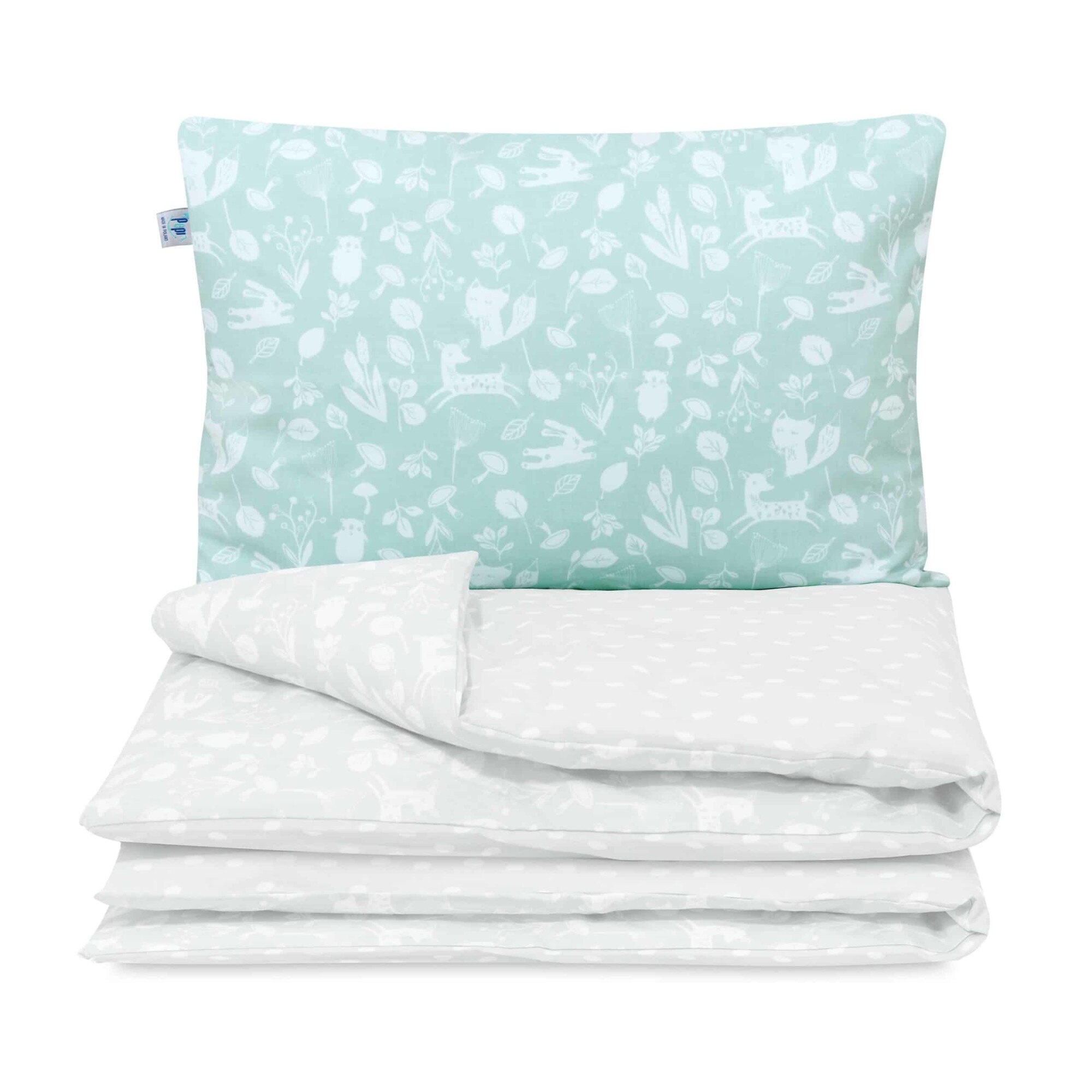 Set patura si perna bebe, Bumbac, Multicolor - eMAG.ro