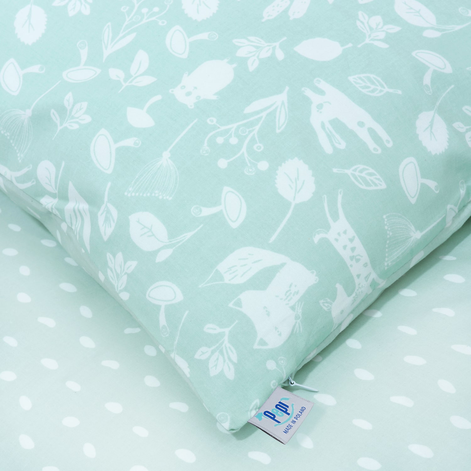 Set patura si perna bebe, Bumbac, Multicolor - eMAG.ro