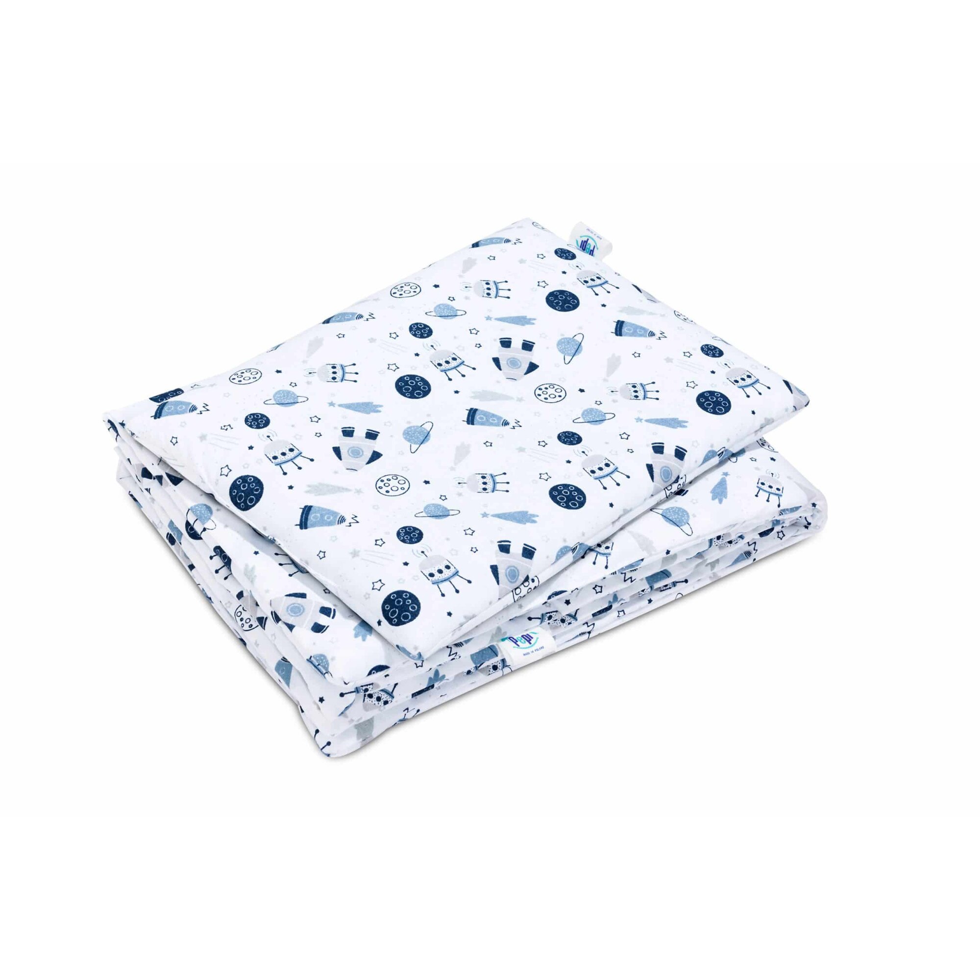 Set patura si perna bebe, Bumbac, Multicolor - eMAG.ro