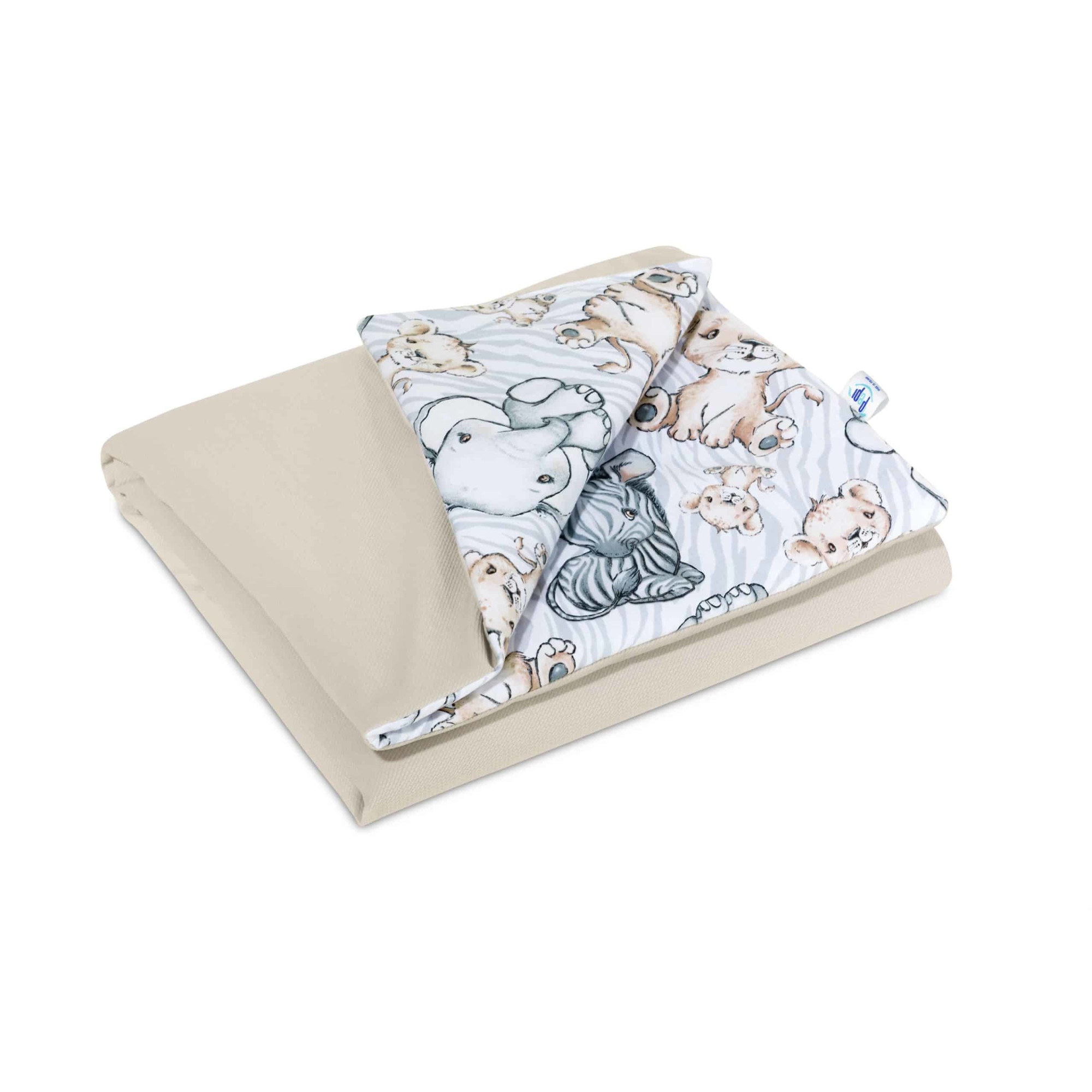 Set patura si perna bebe, Bumbac - Multicolor - eMAG.ro