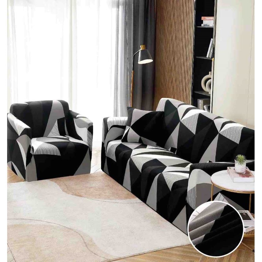 Husa elastica pentru canapea, Jojo Home, imprimeu Non Culori, L-3 ...