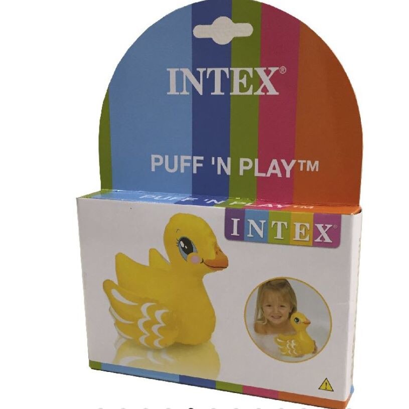 Jucarie gonflabila Intex - Puff'n Play, ratusca 22 x 18 - eMAG.ro