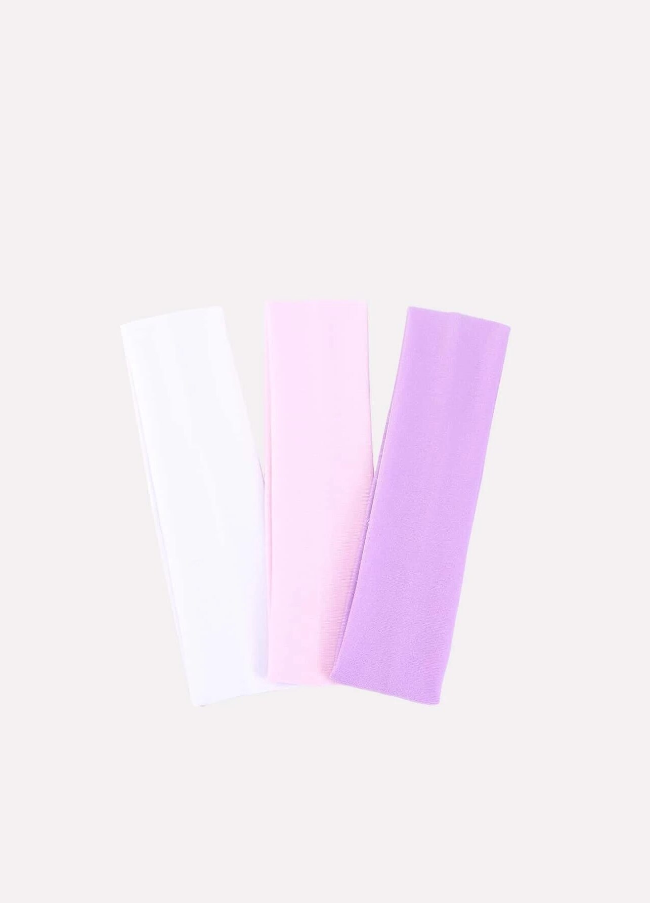 Set 3 Bentite pentru par, Alb - Roz - Mov - eMAG.ro