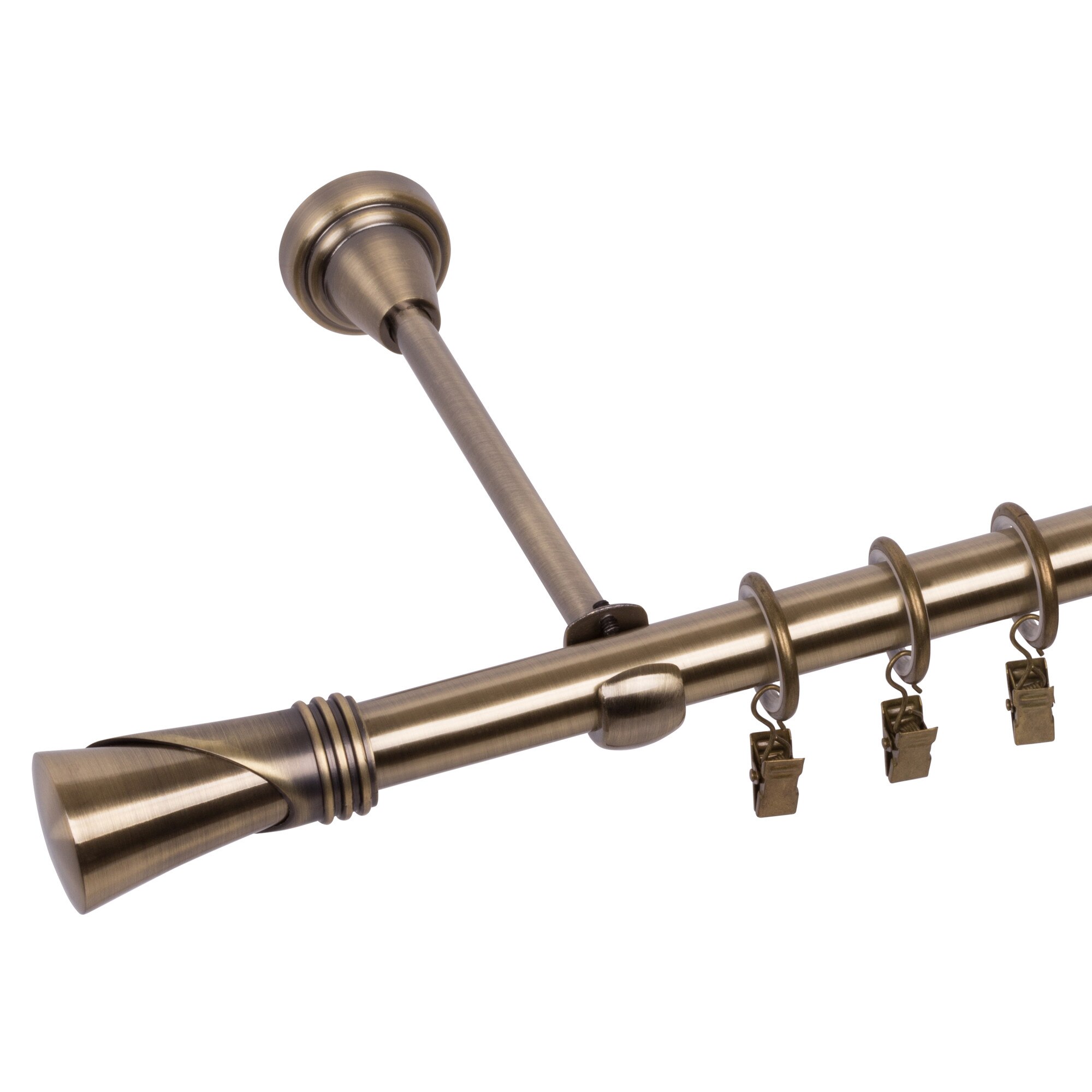 Galerie metalica singulara 19mm Duncan Auriu antic 180 cm - eMAG.ro