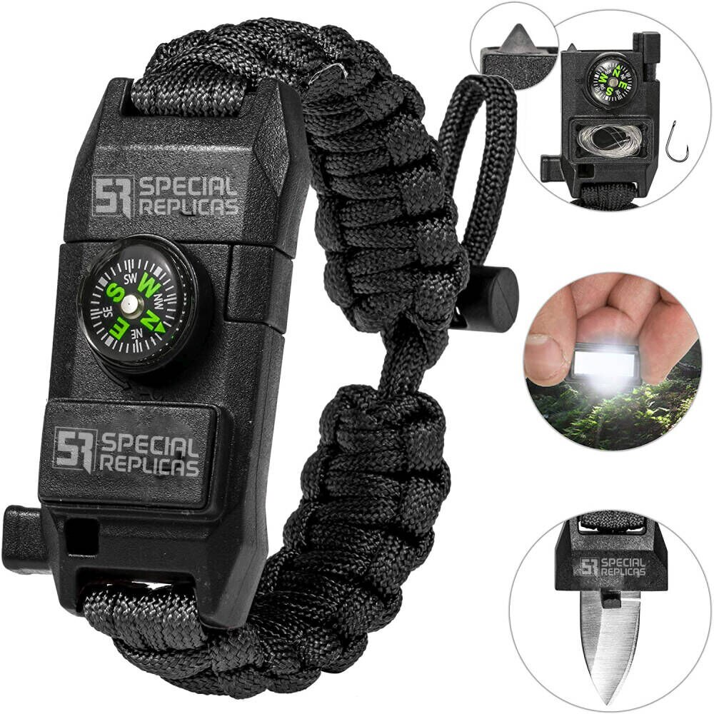 Bratara Survival Essentials, 10in1, Set, BRA-1 - eMAG.ro