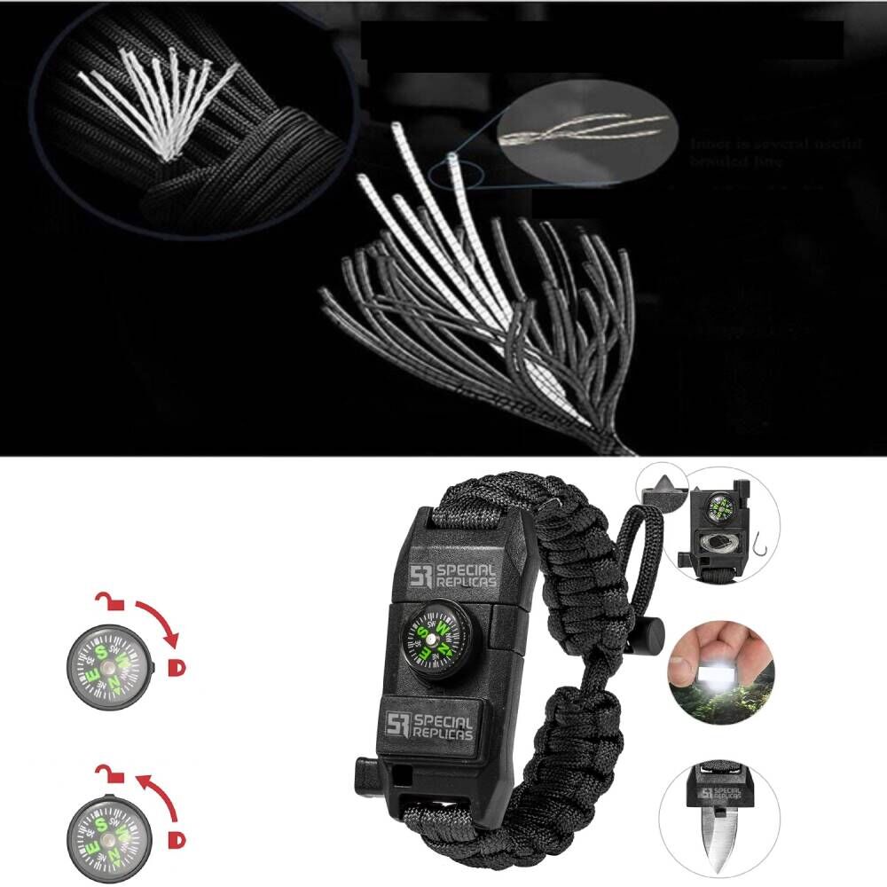 Bratara Survival Essentials, 10in1, Set, BRA-1 - eMAG.ro