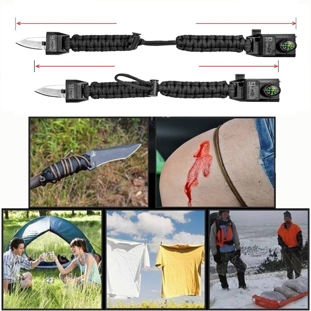 Bratara Survival Essentials, 10in1, Set, BRA-1 - eMAG.ro