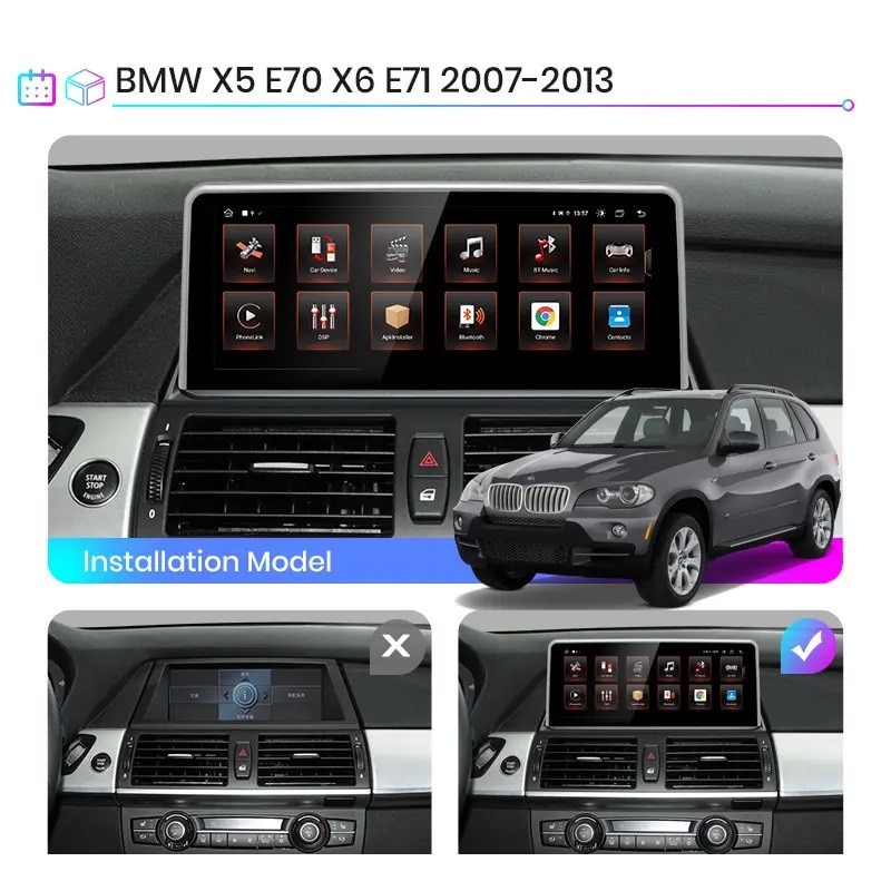 Navigatie Bmw X5 E70, X6 E71, (2007-2013) Android 11, CCC, 4GB RAM 64GB ...