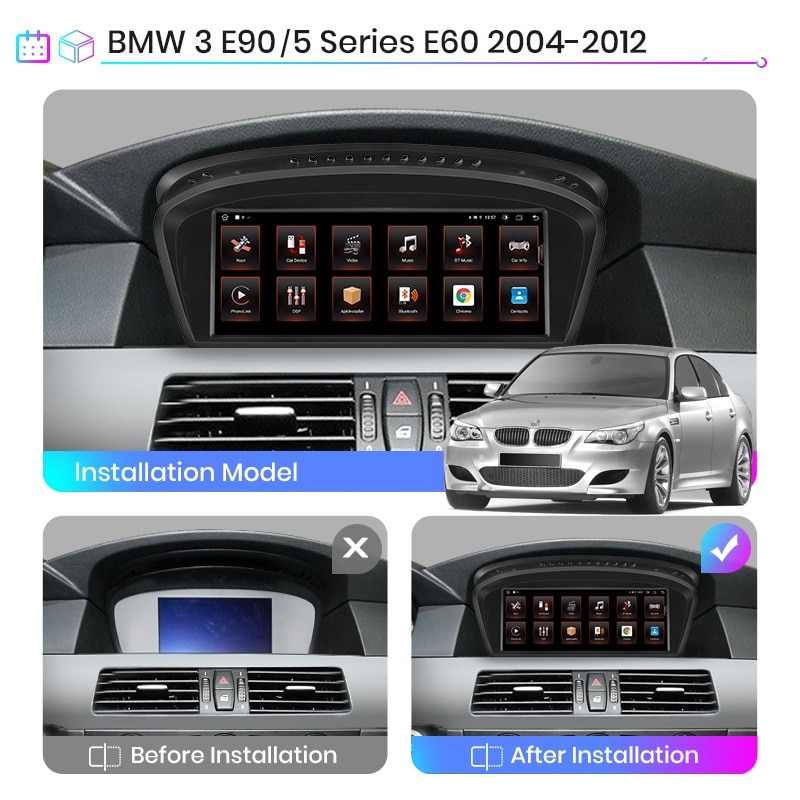 Navigatie bmw seria 3 5 E60 E61 E63 E64 E90 E91 E92 8GB ram android CCC wifi youtube google maps ...