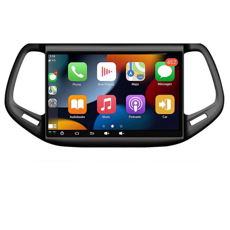 Sistem Multimedia MP5 Jeep Compass 2017 J-739 Carplay Android Auto Radio Camera USB - eMAG.ro