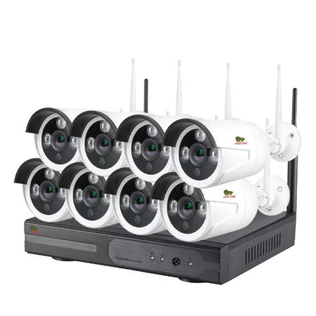 Pro Vision Full hd WIFI komplett 8 kamerás megfigyelő készlet 3,0MP ...