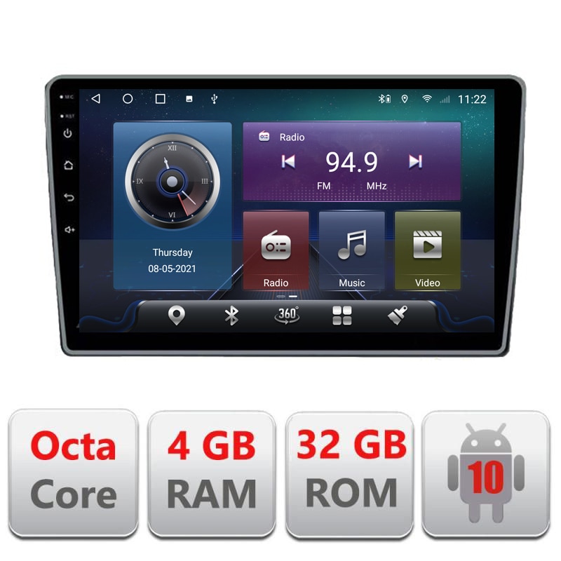 Специализирана навигация Citroen C3 между годините 2018- Android радио ...