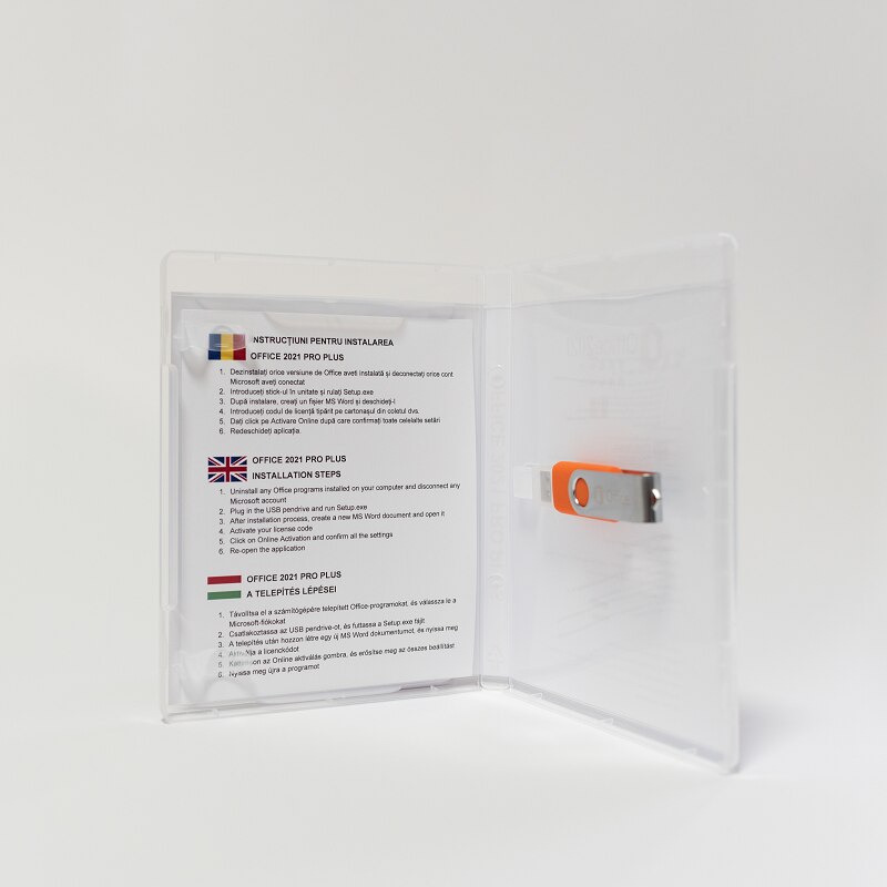 Microsoft Office 2021 Pro Plus Permanenta pe USB stick - eMAG.ro