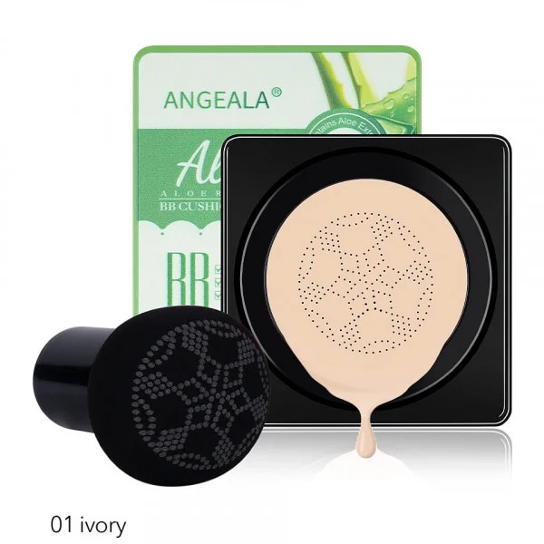 Angela Aloe Air Cushion Cream Set, #01 Ivory, 15g - eMAG.bg