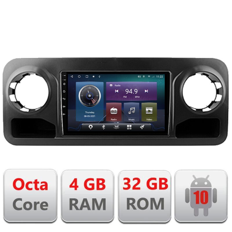 Navigatie dedicata Mercedes Sprinter 2018- Android radio gps internet ...