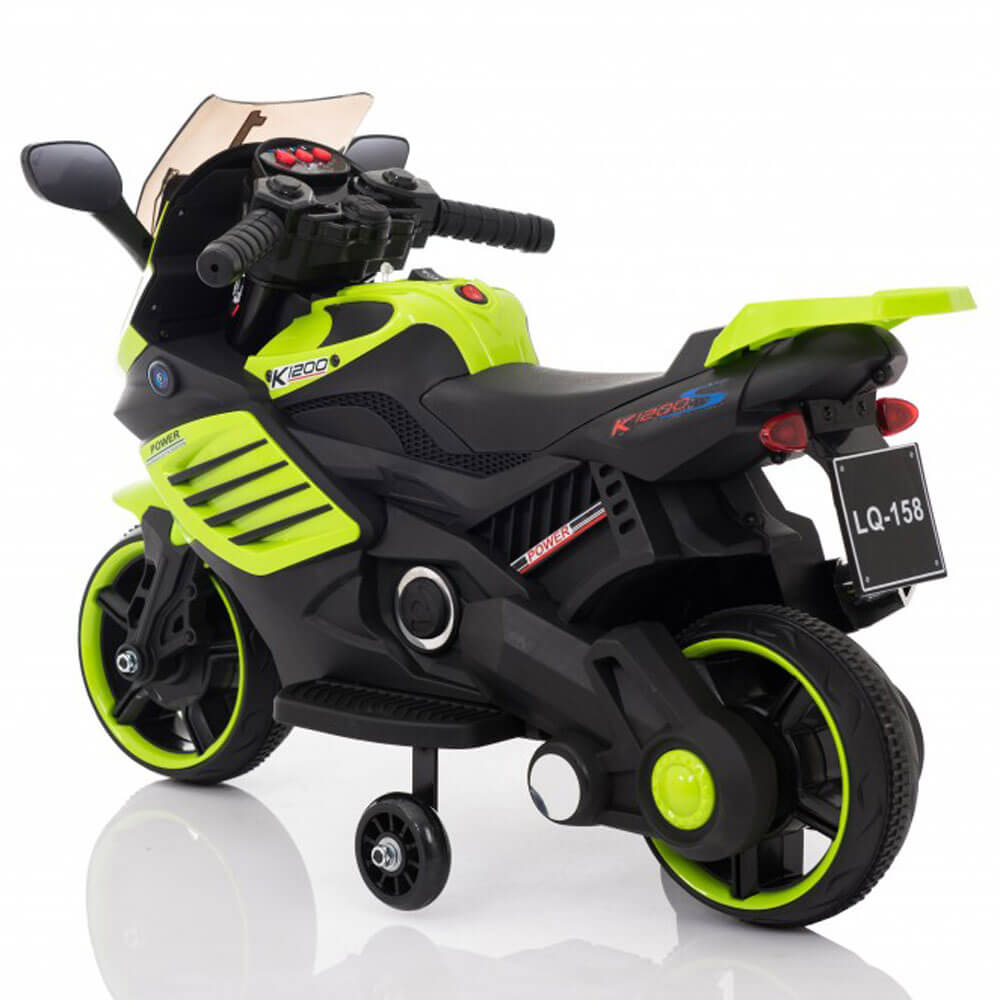 Motocicleta electrica pentru copii, verde - eMAG.ro