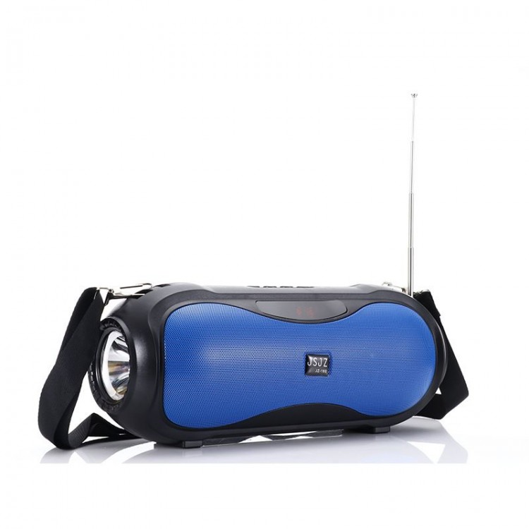 Преносима колонка с фенерче, соларно и електрическо зареждане, Mp3, FM ...