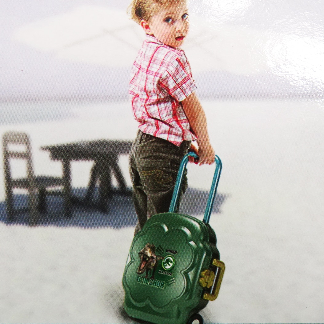 Set 3 in 1 Troller cu accesorii si Dinozauri, Lumini si sunete, 46 ...