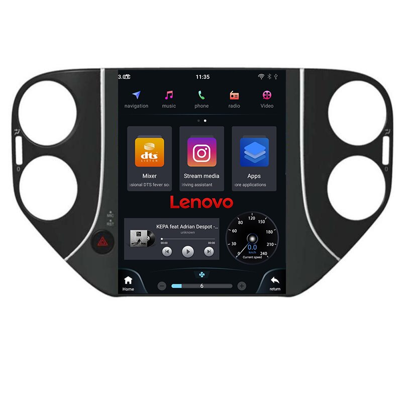 Navigatie dedicata tip Tesla VW Tiguan 2013-2016 radio gps internet ...