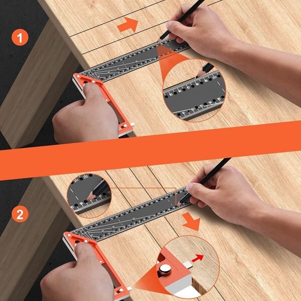 Echer multifunctional aluminiu si otel inox 400mm Festa - eMAG.ro