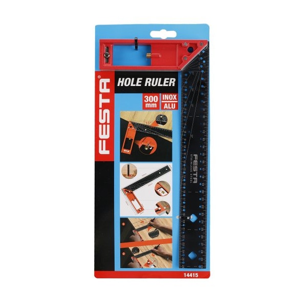 Echer multifunctional aluminiu si otel inox 400mm Festa - eMAG.ro