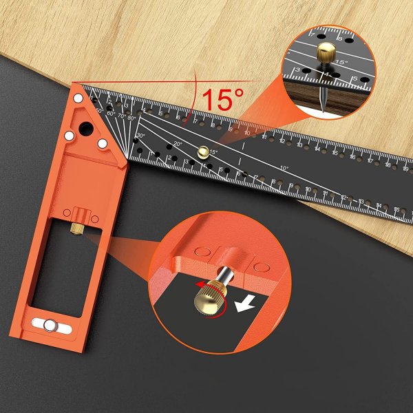 Echer multifunctional aluminiu si otel inox 400mm Festa - eMAG.ro