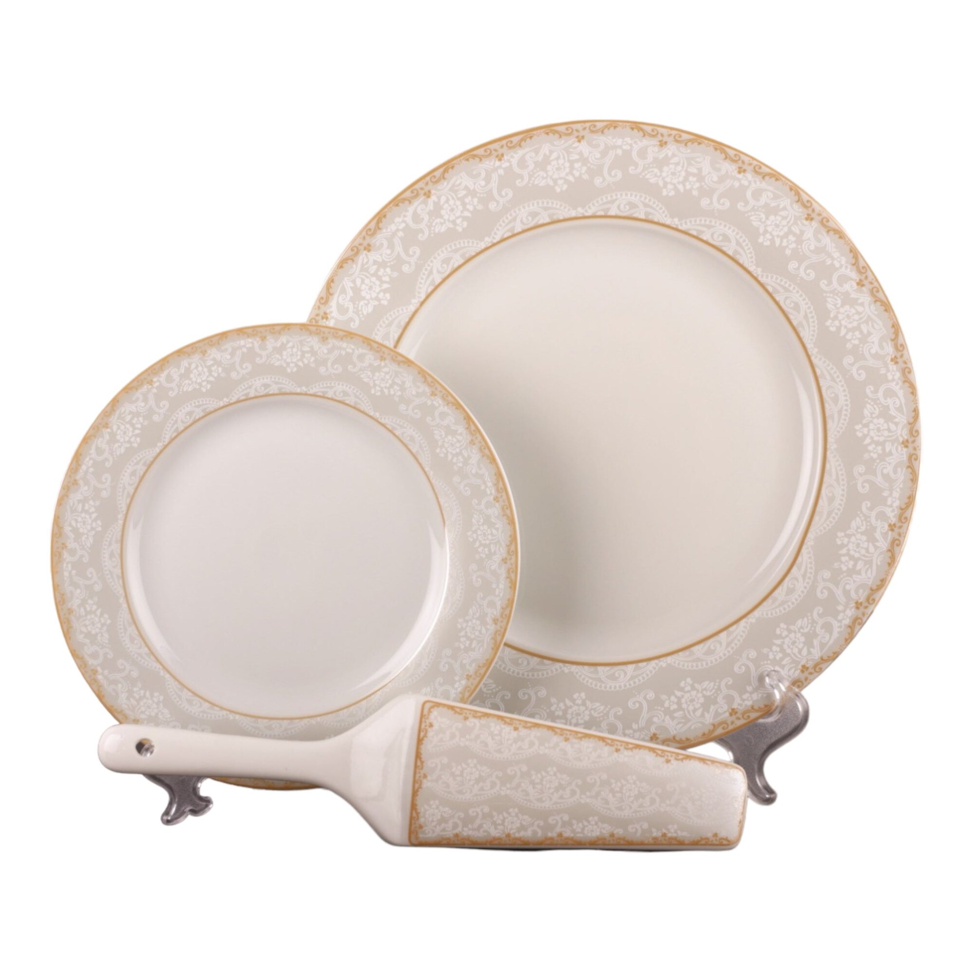 Set de tort MALOOKI, 8 piese model romanesc 008G - eMAG.ro