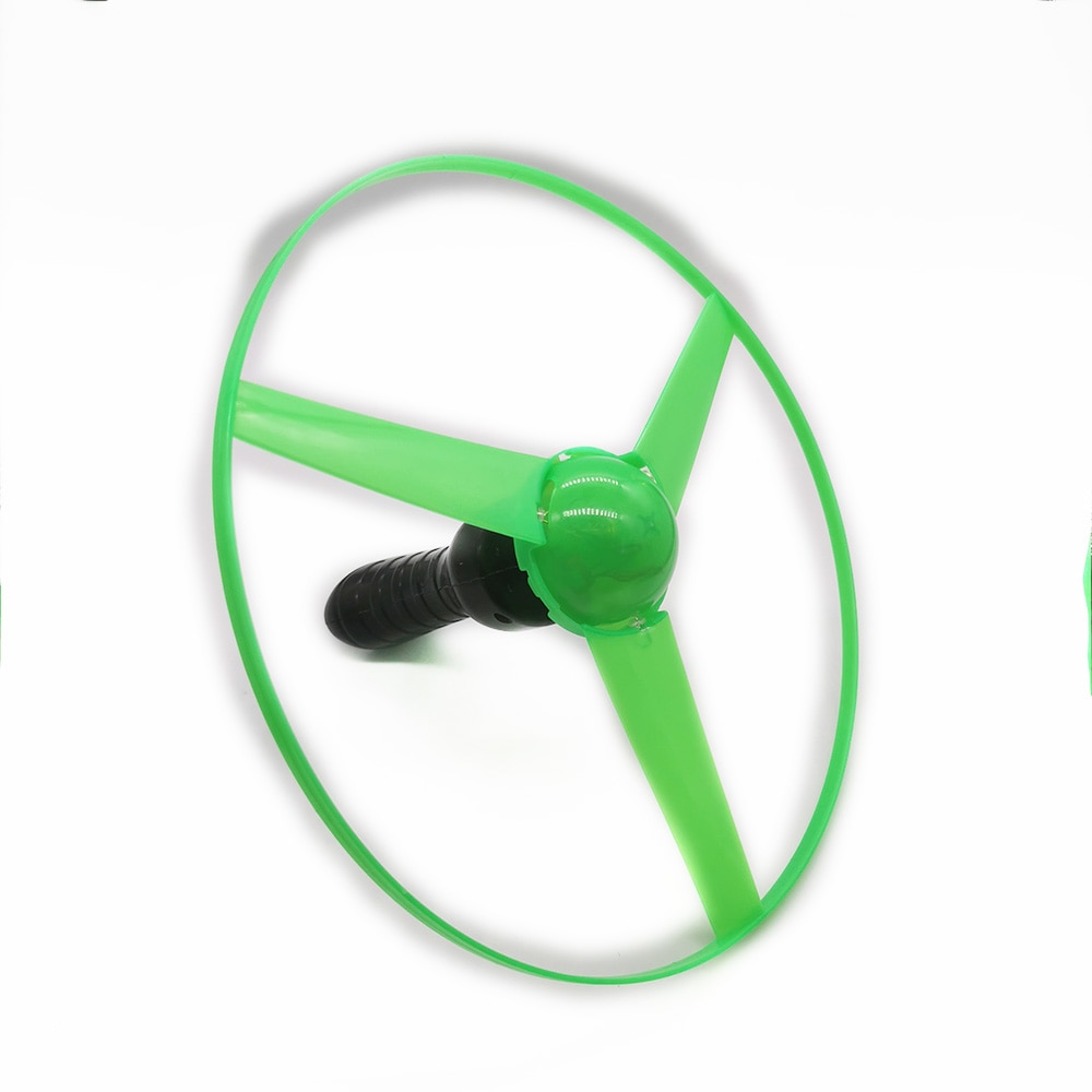 Elice zburatoare cu mecanism cu sfoara, 25cm, verde, VisionXXI - eMAG.ro