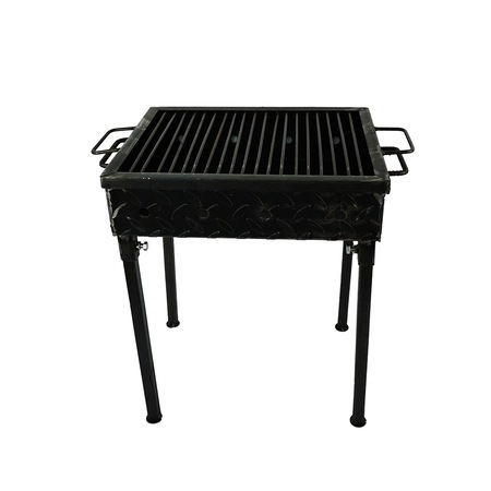 Gratar metalic pe carbuni 50x35 cm, grosime tabla 3mm - eMAG.ro