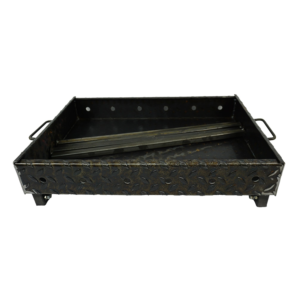 Gratar metalic pe carbuni 60x40 cm, grosime tabla 3mm - eMAG.ro