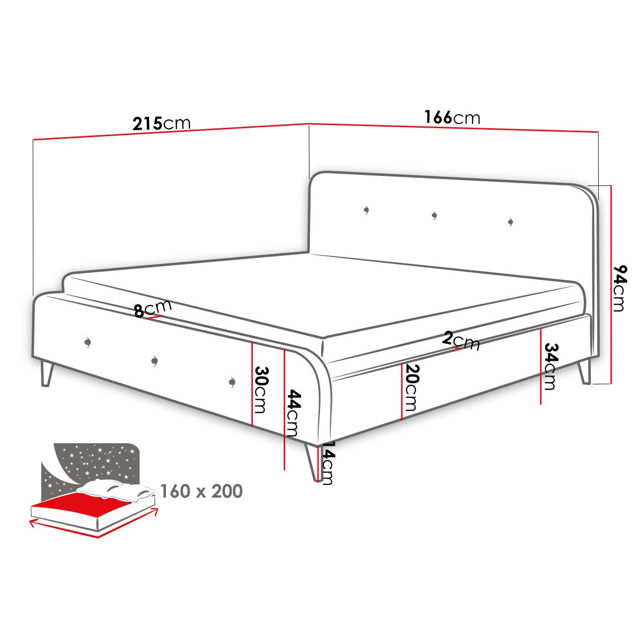 Pat Loham New, Mirjan24. gri, 160x200 - eMAG.ro