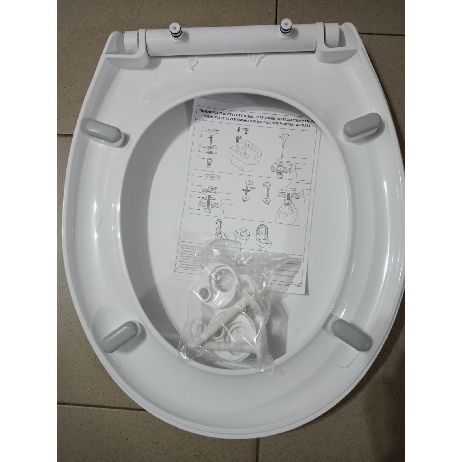 Capac WC, inchidere lenta, alb - eMAG.ro