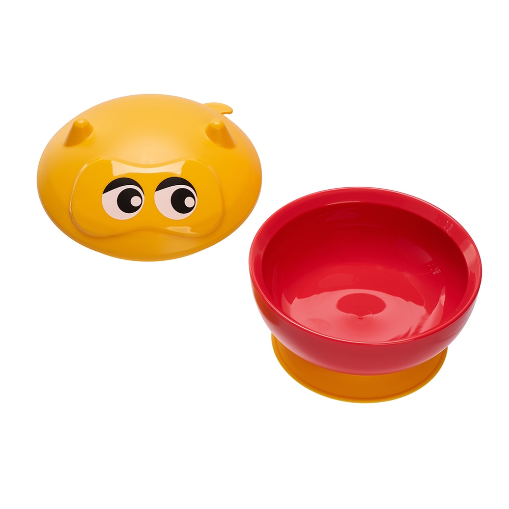 Bol cu ventuza si capac pentru diversificare bebelusi U-Grow, 450 ml - eMAG.ro