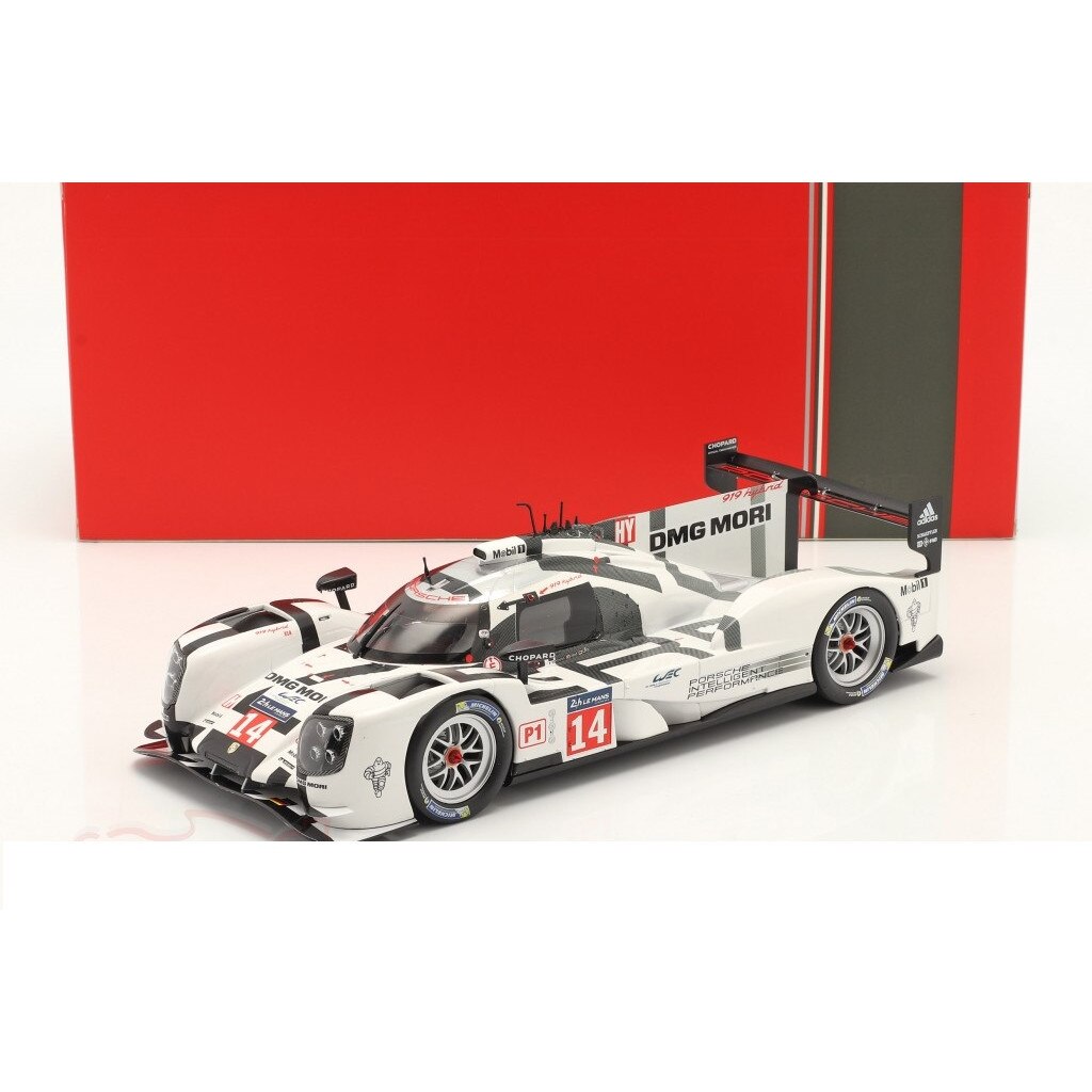 Macheta Porsche 919 Hybrid #14 24h LeMans 2014 - 1/18 Ixo Models - eMAG.ro