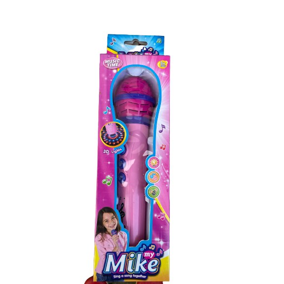 Microfon multifunctional cu functii muzicale, Roz - eMAG.ro