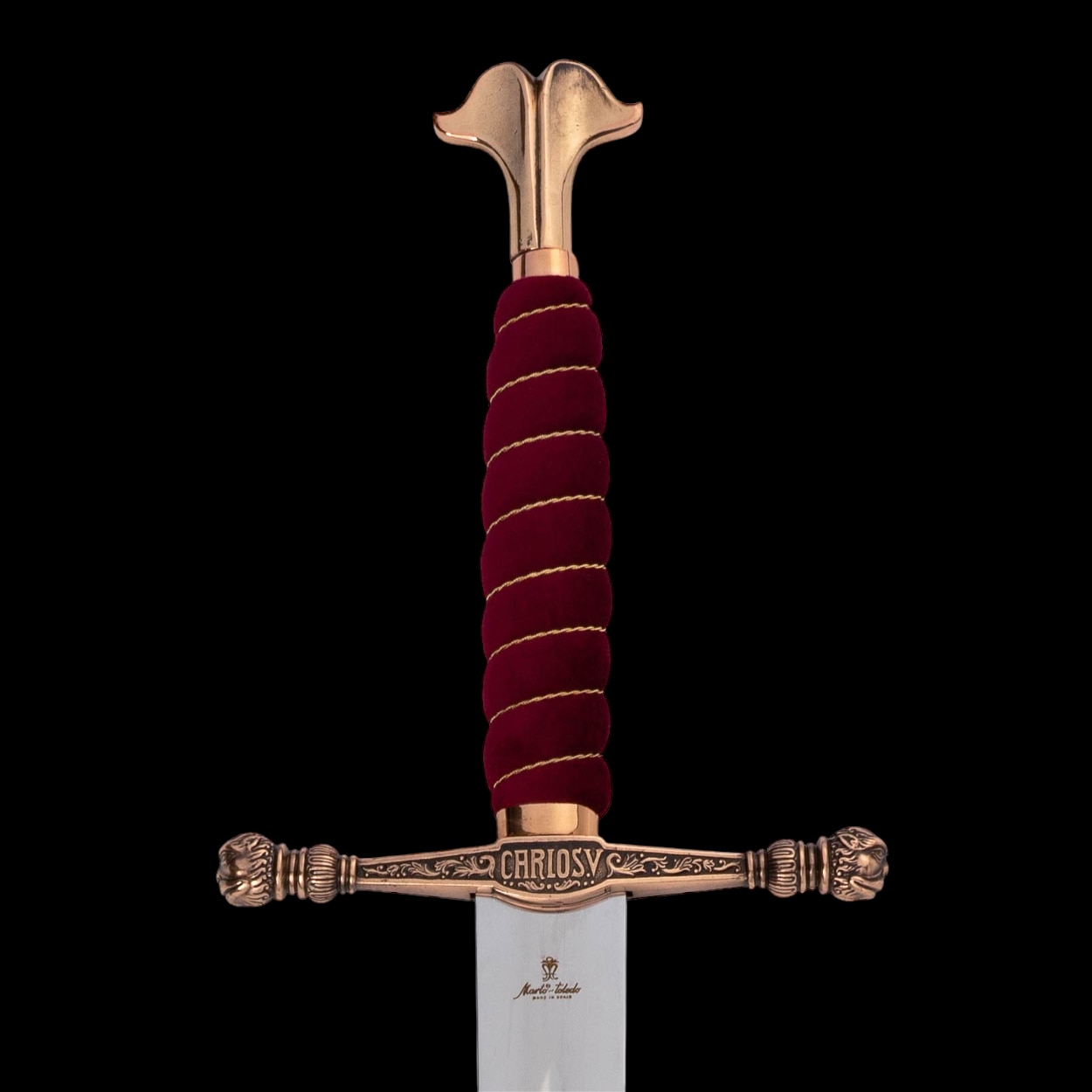 Sabia imperiala a lui Carol al V-lea de Habsburg, decorativa, din otel ...