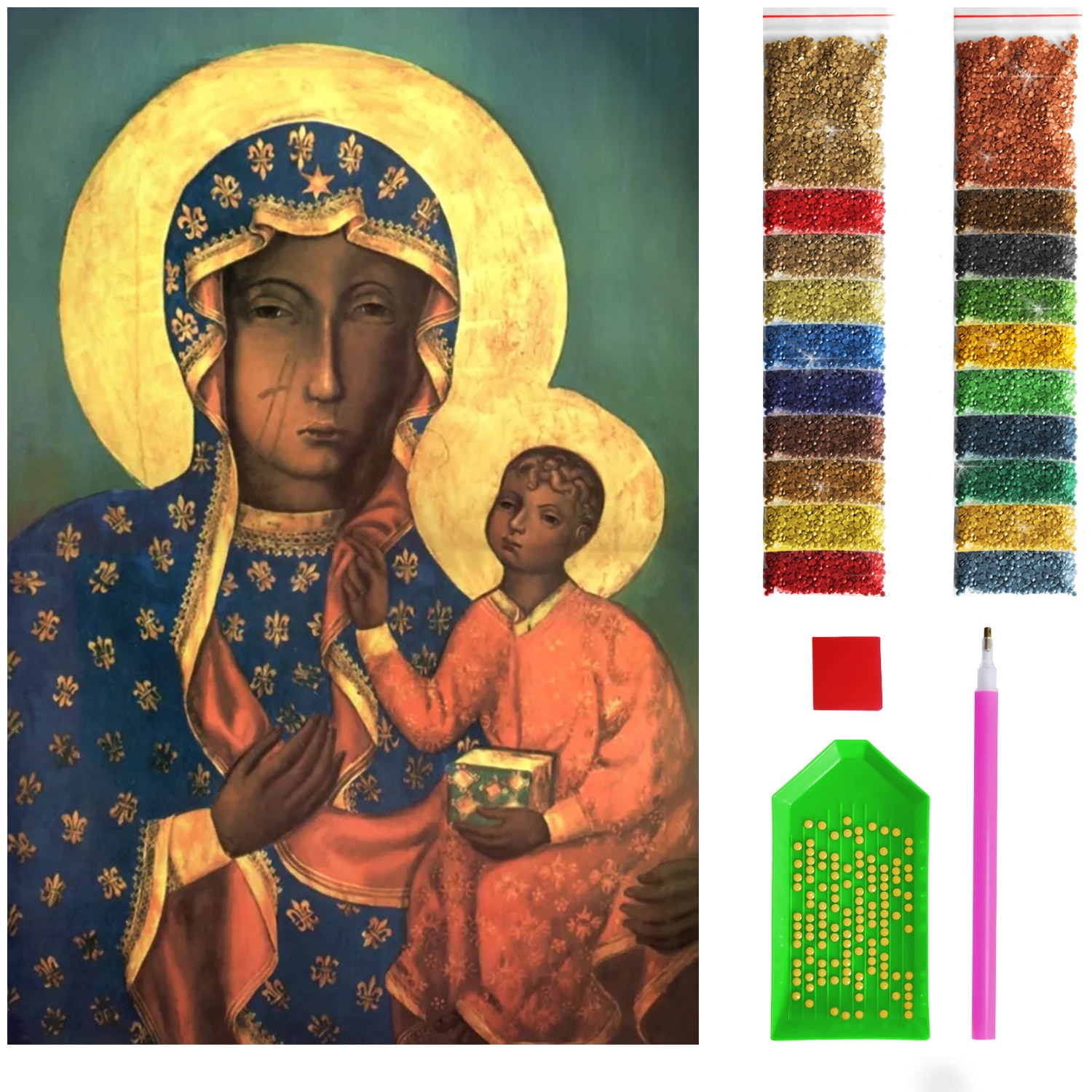 Set de broderie cu diamante, pictura 5D, ARTULIO Diamond Painting ...